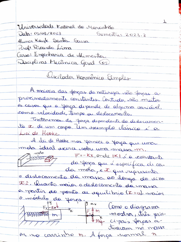 Atividade 05 - Mecânica Geral | PDF