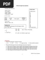 ACS Practice Exam | PDF | Reaction Rate | Chemical Polarity