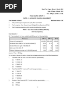 AFM Exam Report: Sep/Dec 2023 Insights | PDF | Net Present Value ...