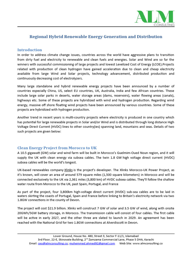 Hybrid Renewable Energy Projects Overview | PDF | Renewable Energy ...