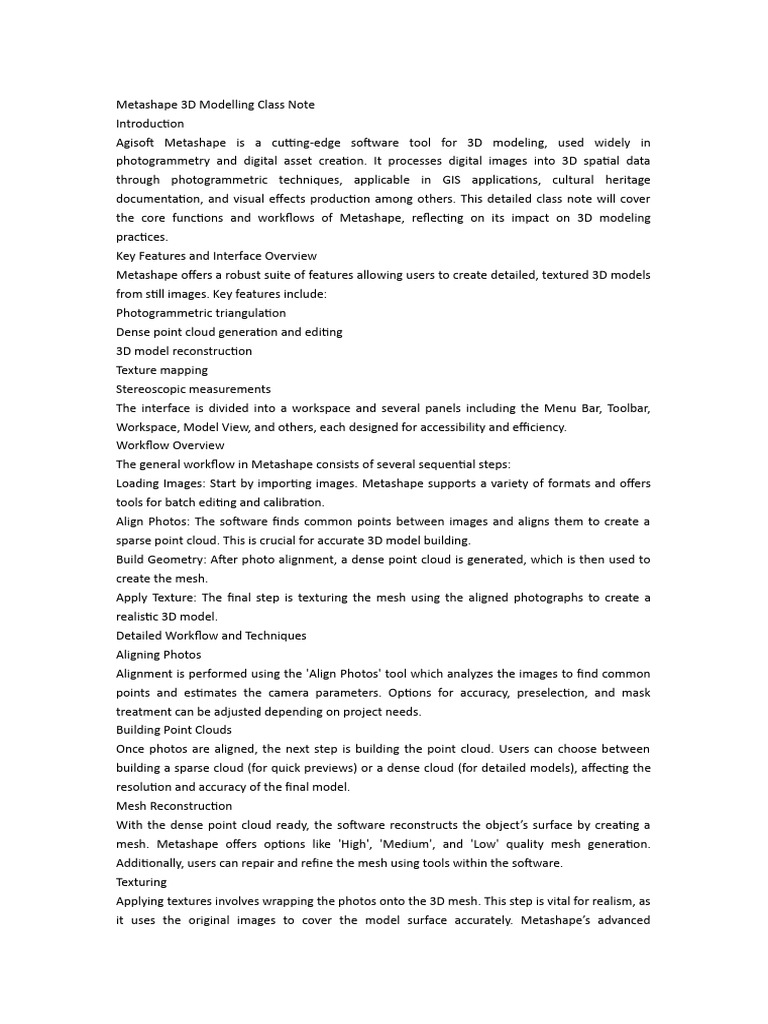 3D Modelling | PDF | 3 D Modeling | 3 D Computer Graphics