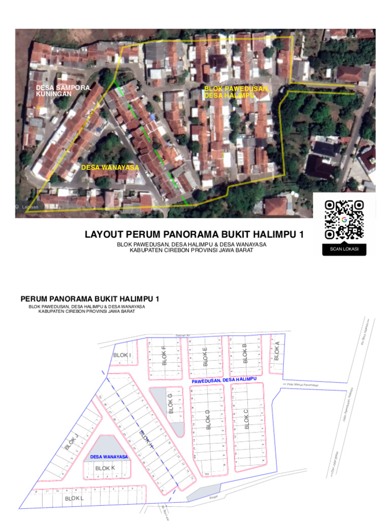 Layout Perumahan Bukit Halimpu 1 | PDF