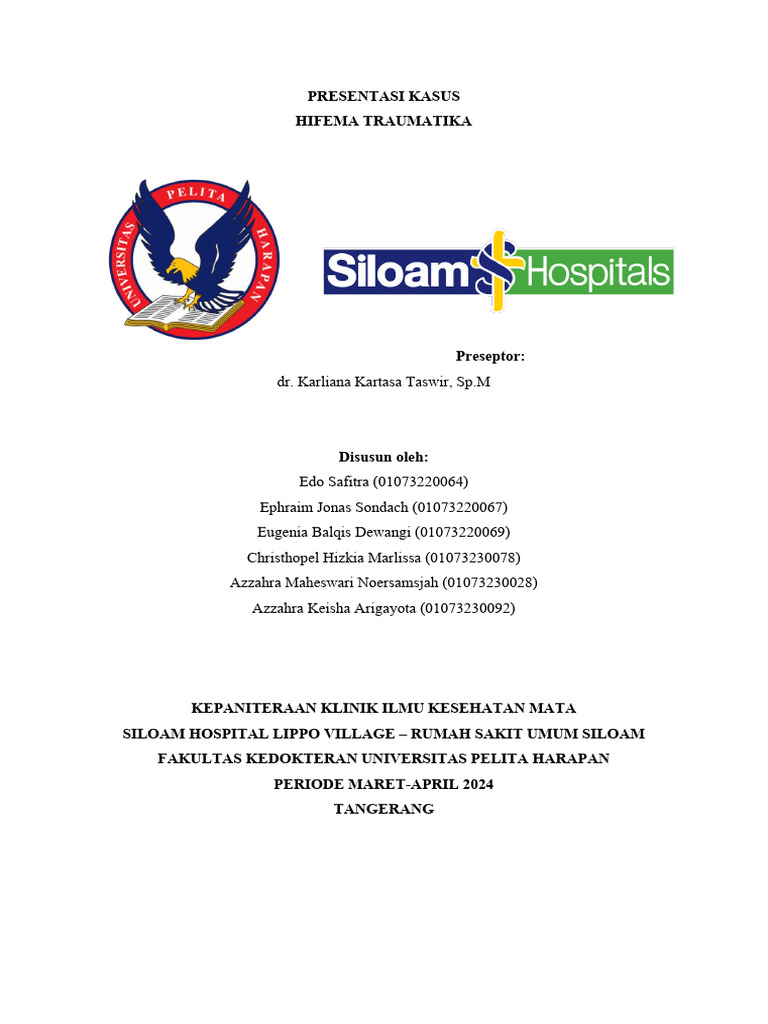 Presentasi Lapkas Mata | PDF