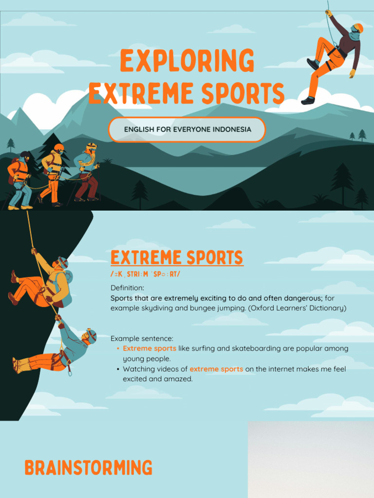 HS - Extreme Sports | PDF | Language Arts & Discipline | Foreign ...