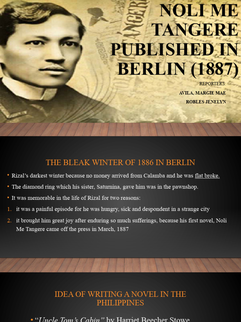 NOLI-ME-TANGERE-PUBLISHED-IN-BERLIN-1887 | PDF