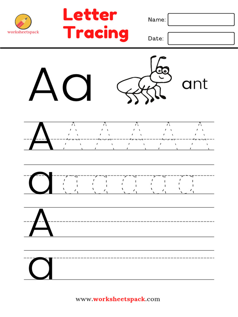 Alphabet Tracing Worksheets a z | PDF | Languages | Foreign Language ...