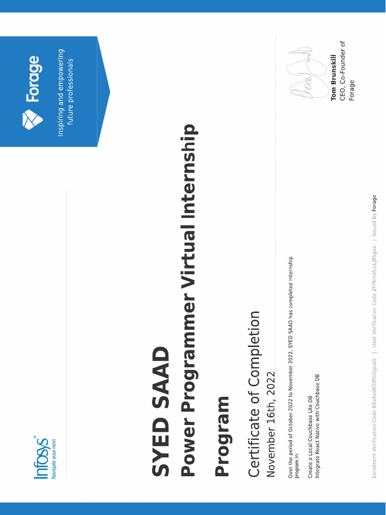 internship program certificate | PDF