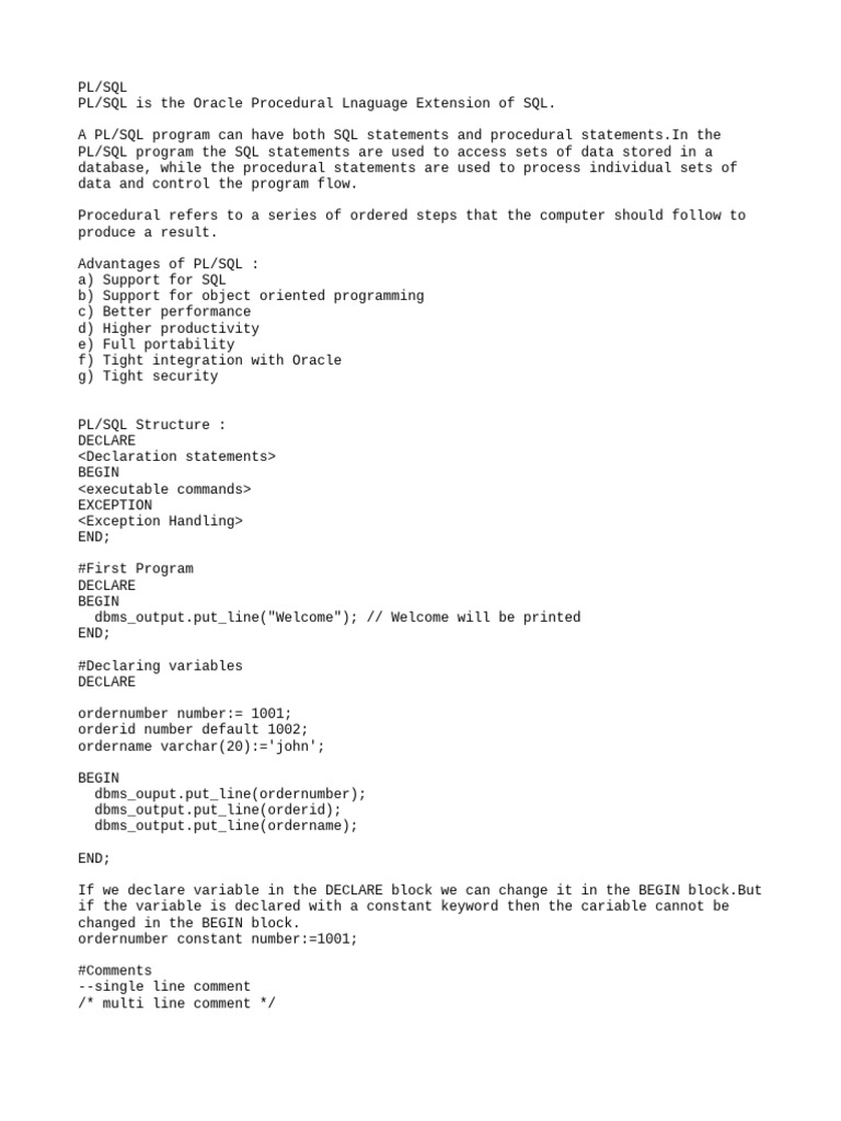 Sql Pdf