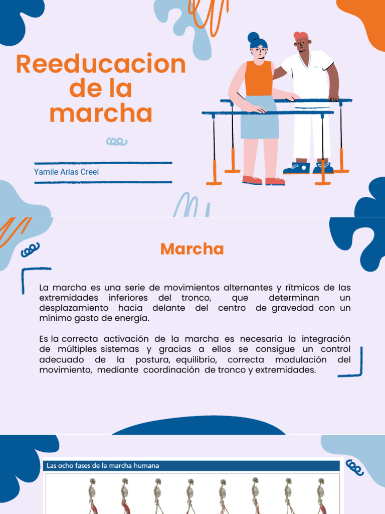 Reeducacion de La Marcha | PDF | Terapia física