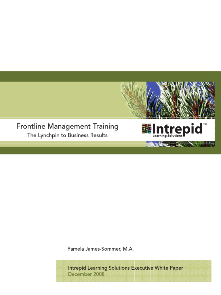 Intrepid Managementtraining | Download Free PDF | Leadership | Talent ...