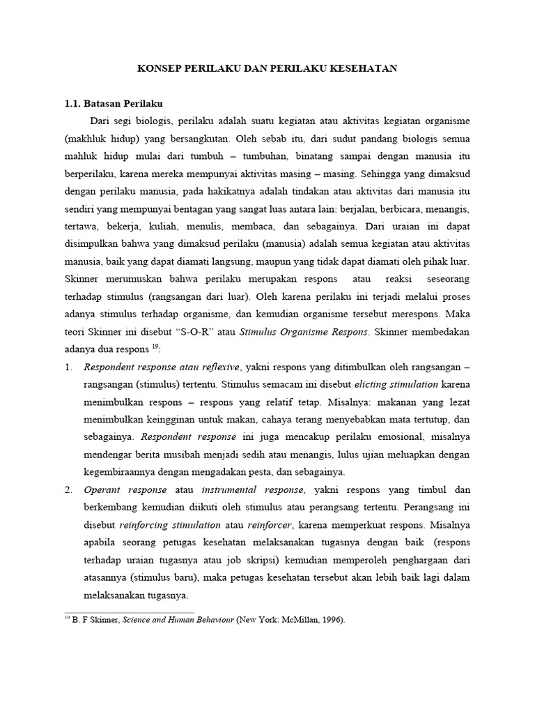 Materi 5b, Konsep Prilaku Dan Prilaku Kesehatan Agus Sudrajat, S.Si, M ...