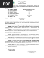 Barangay Organizational Chart 2021 | PDF