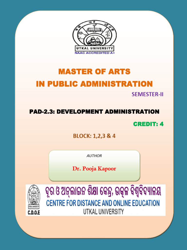 Development Administration | PDF | Institution | Sustainability