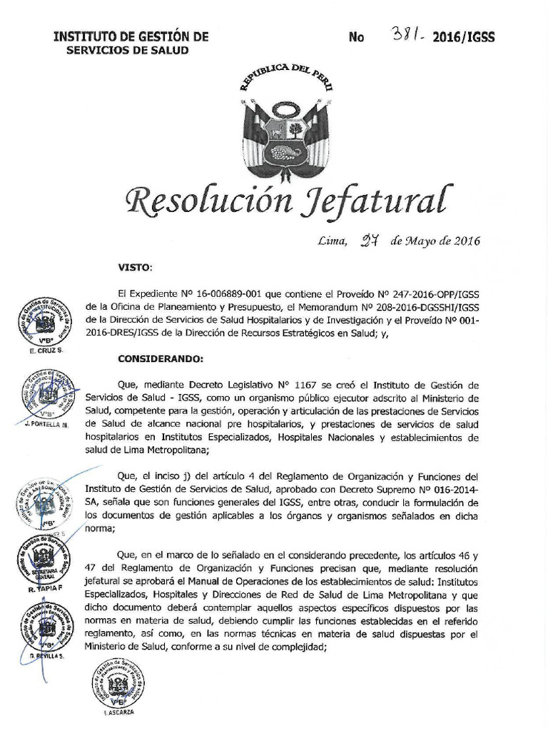 MOP - Manual de Operaciones PDF | PDF