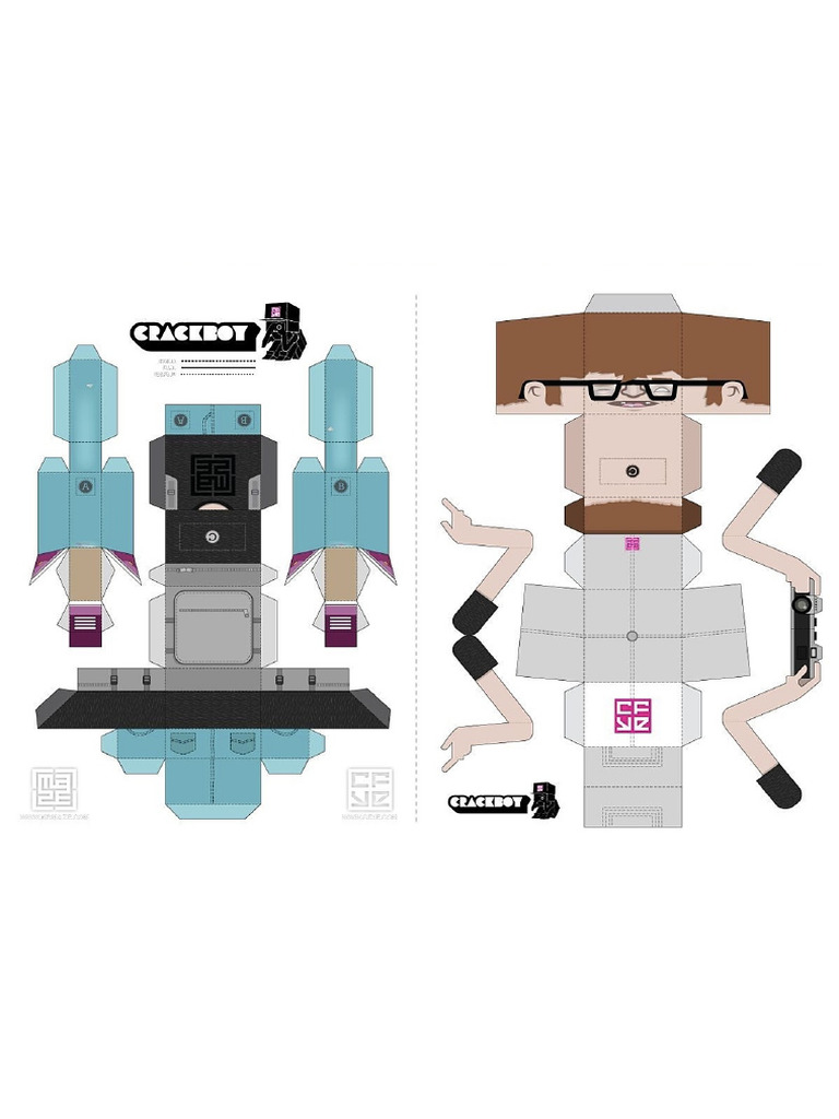 Crack Boy Papercraft | PDF