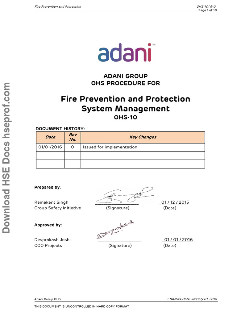 Fire Prevention and Protection Guidelines | PDF | Fires | Microsoft Word