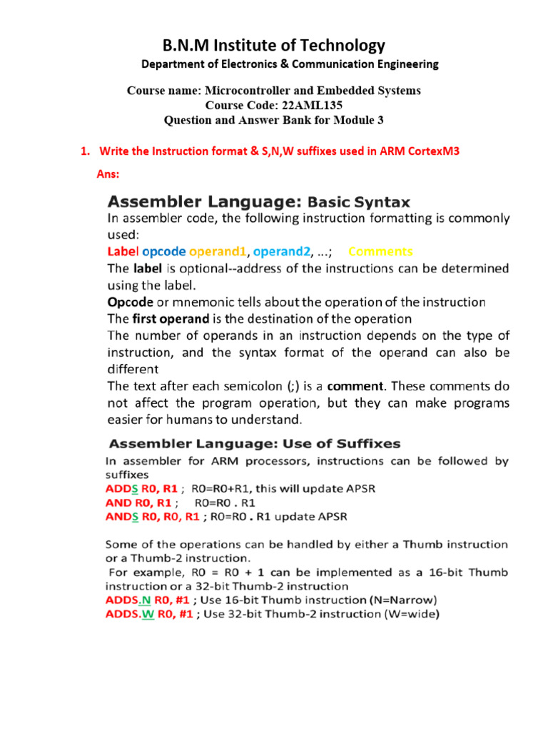MES - Module 3 AIML RT | PDF | Bit | Computing