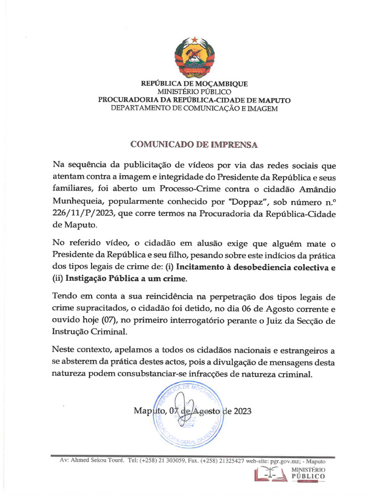 Comunicado PRC | PDF