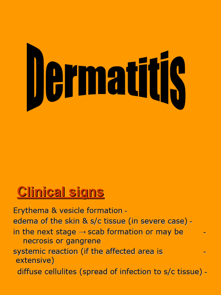 Dermatitis | PDF