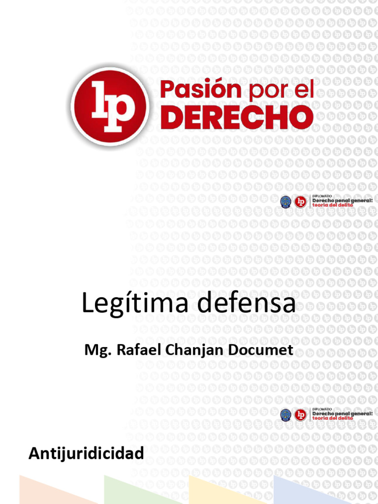 Legitima Defensa Lpderecho 1 | PDF | Justicia | Crimen y violencia