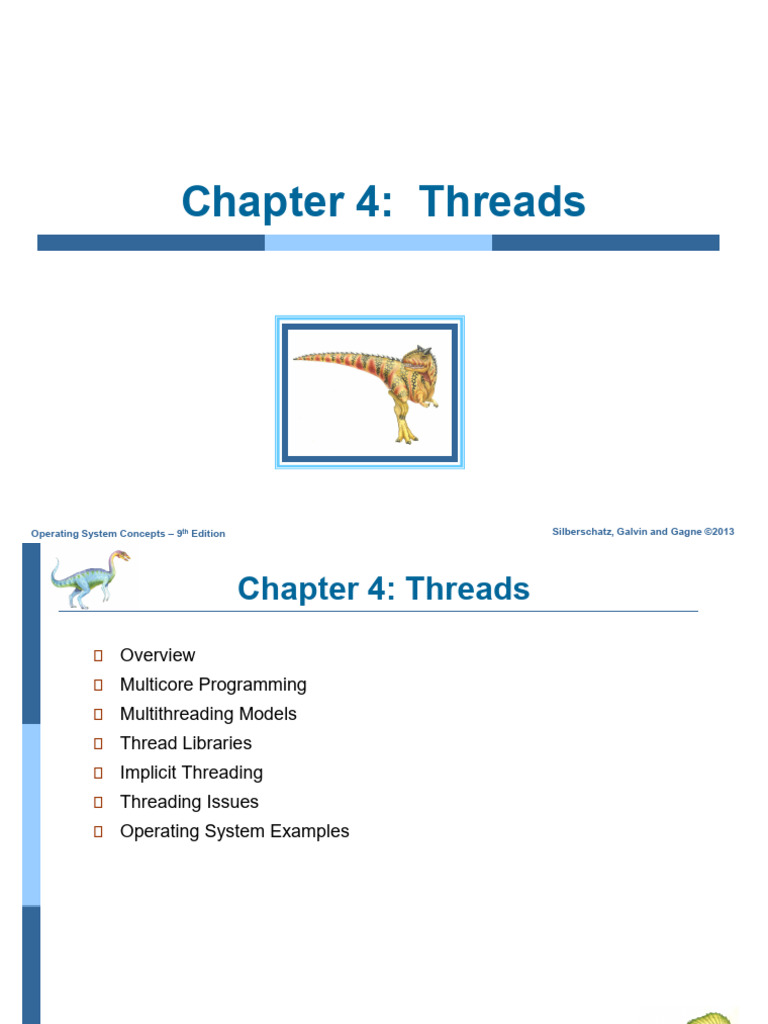 ch04 | PDF | Thread (Computing) | Multi Core Processor