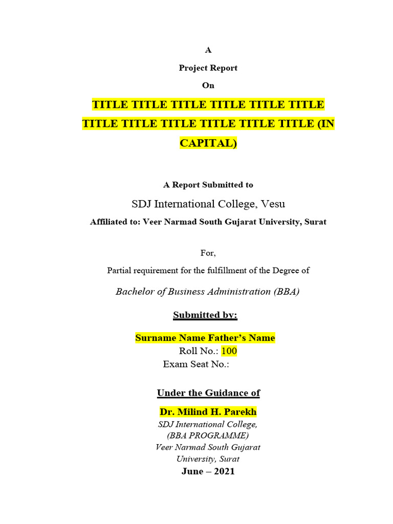 Title Page, Declaration & Acknowledgements (1) | PDF