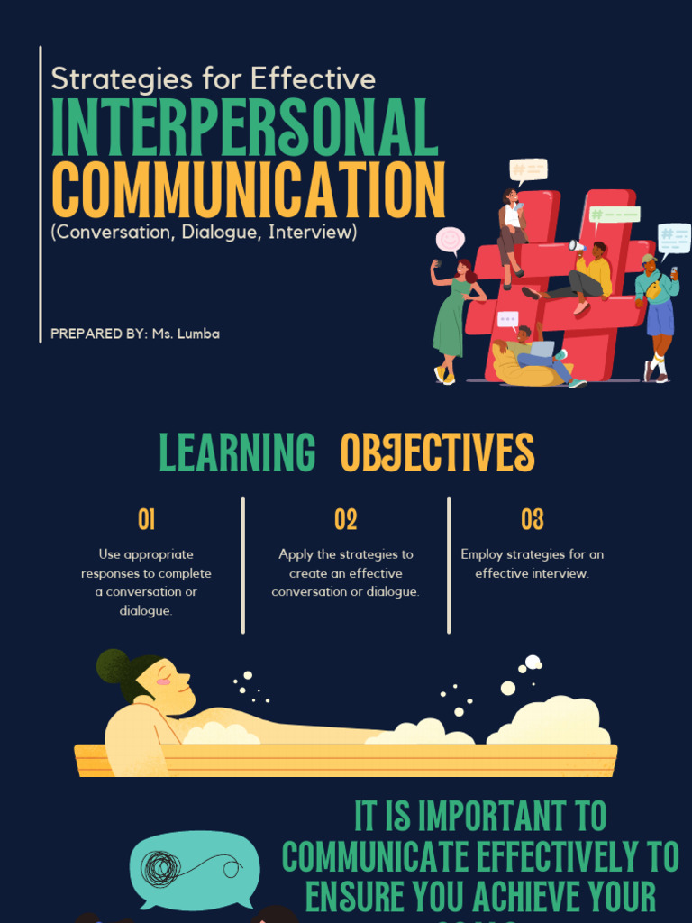 Effective Interpersonal Communication Strategies | PDF | Communication ...