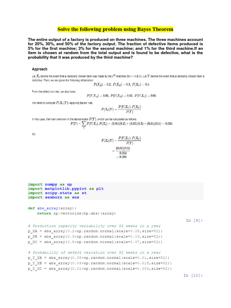 7-Bayes Theorem-27-03-2024 | Download Free PDF | Mathematics | Probability Theory