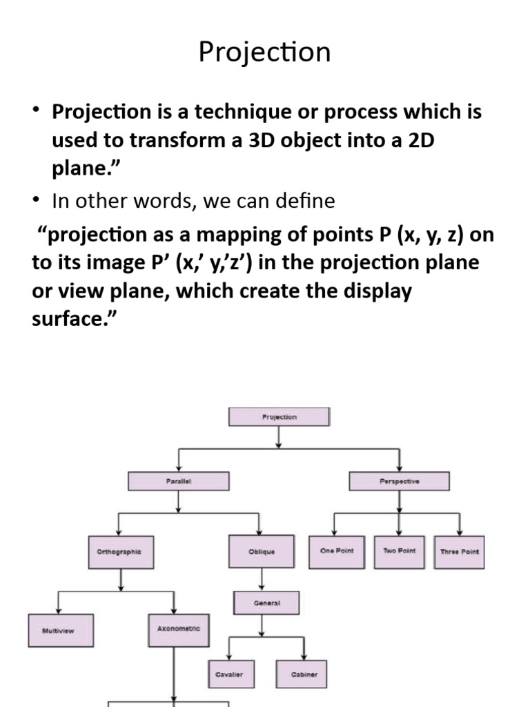Projection | PDF | Computer Vision | Classical Geometry