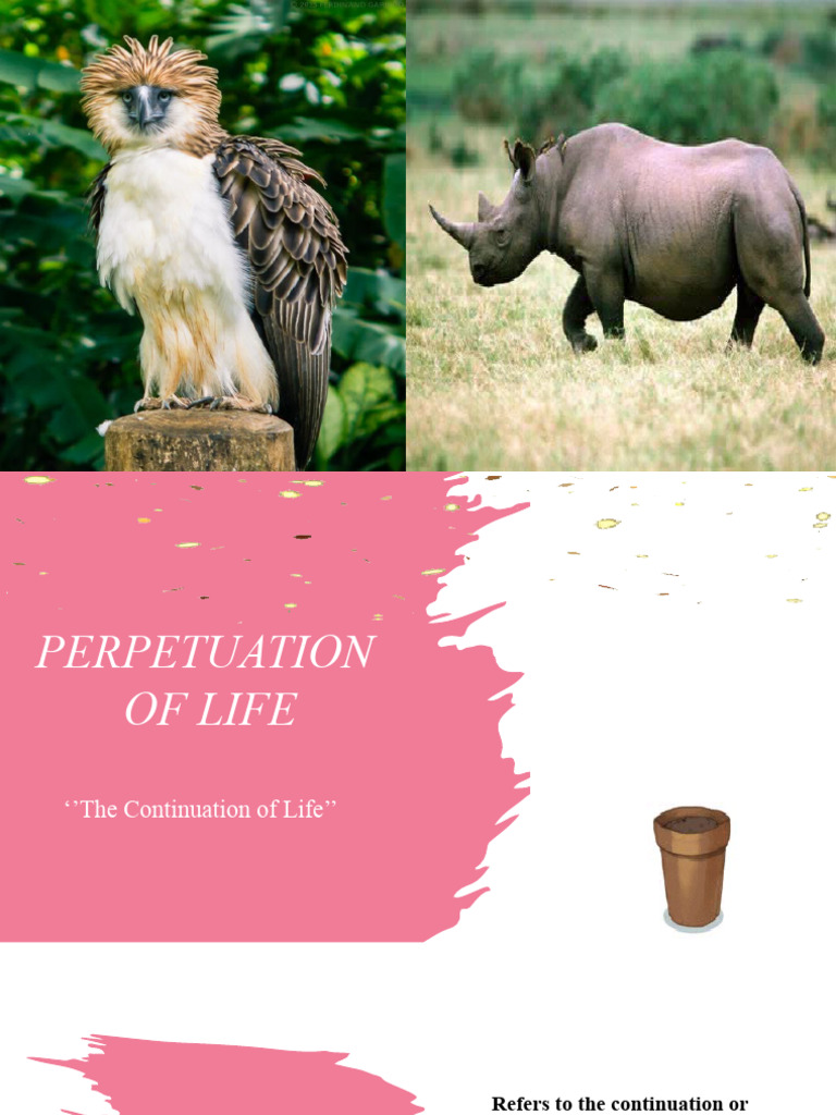 Perpetuation of Life Part 1 | PDF