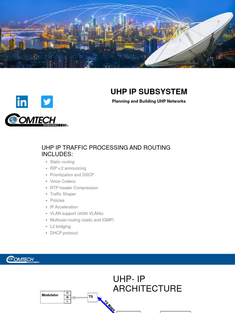 Comtech Technologies IP Subsystem | PDF | Quality Of Service | Router (Computing)