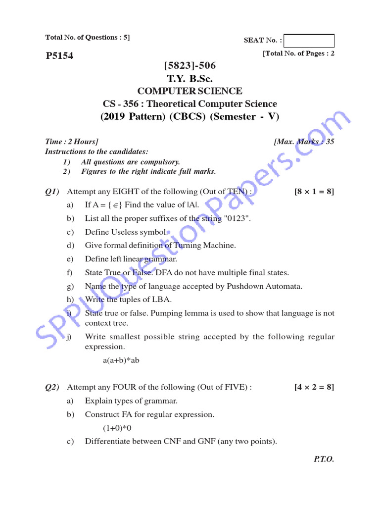 BSC Computer Science Cs Semester 5 2022 April Theoretical Computer ... BSC Computer Science Cs Semester 5 2022 April Theoretical Computer ...