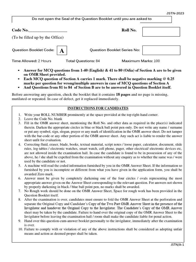 Examination_answer_keys | PDF | Multiple Choice | Mind