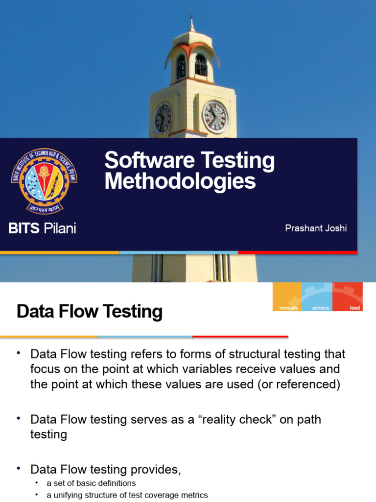Data Flow Testing Techniques | PDF | Software Testing | Variable ...