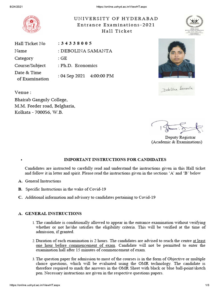 View HT | PDF | University And College Admission