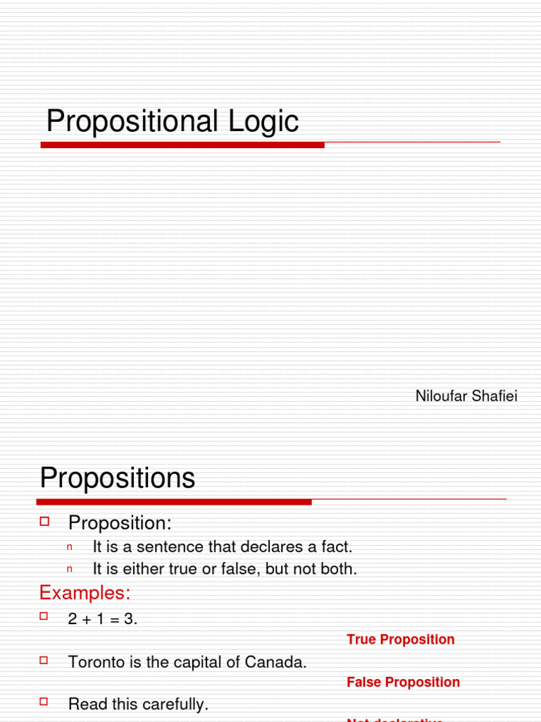 Logic | PDF | If And Only If | Boolean Algebra