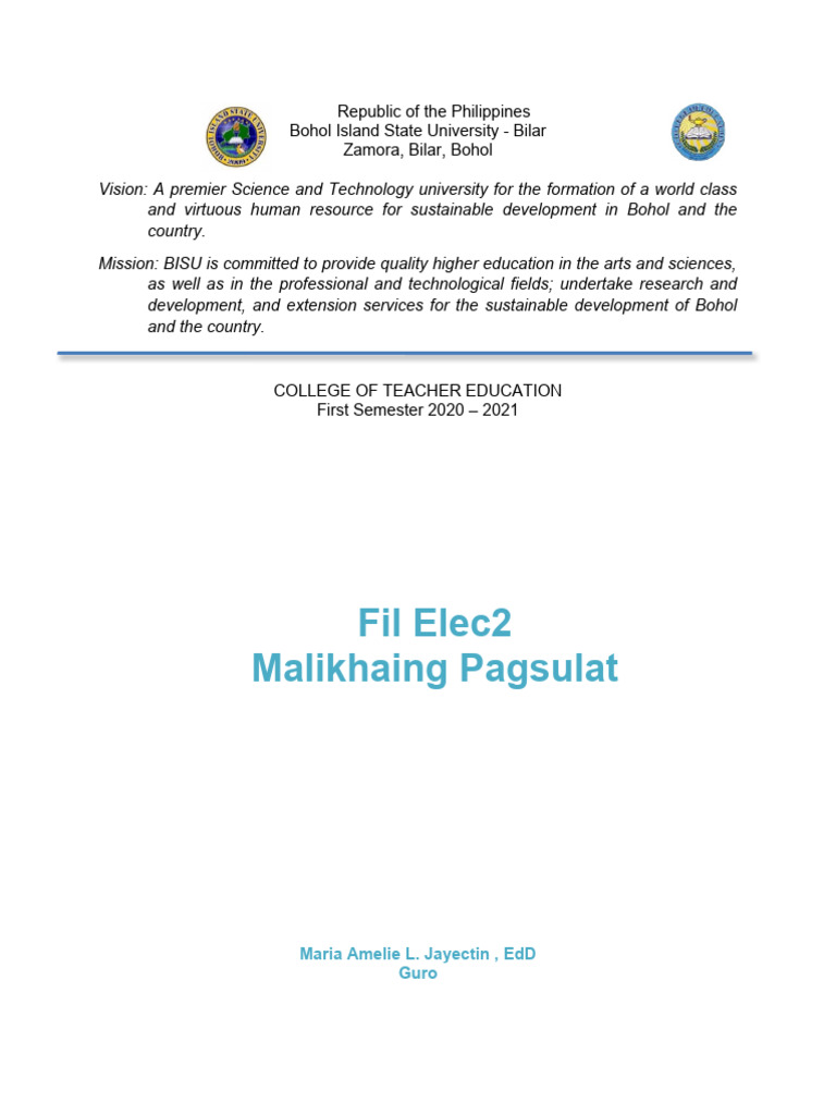 Fil Elec 2 Final CG | PDF