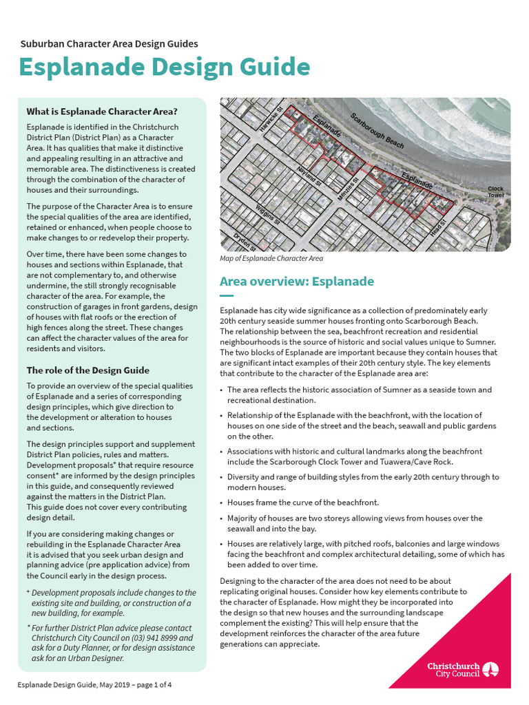 Esplanade Design Guide 2019 | PDF | Beach | Roof