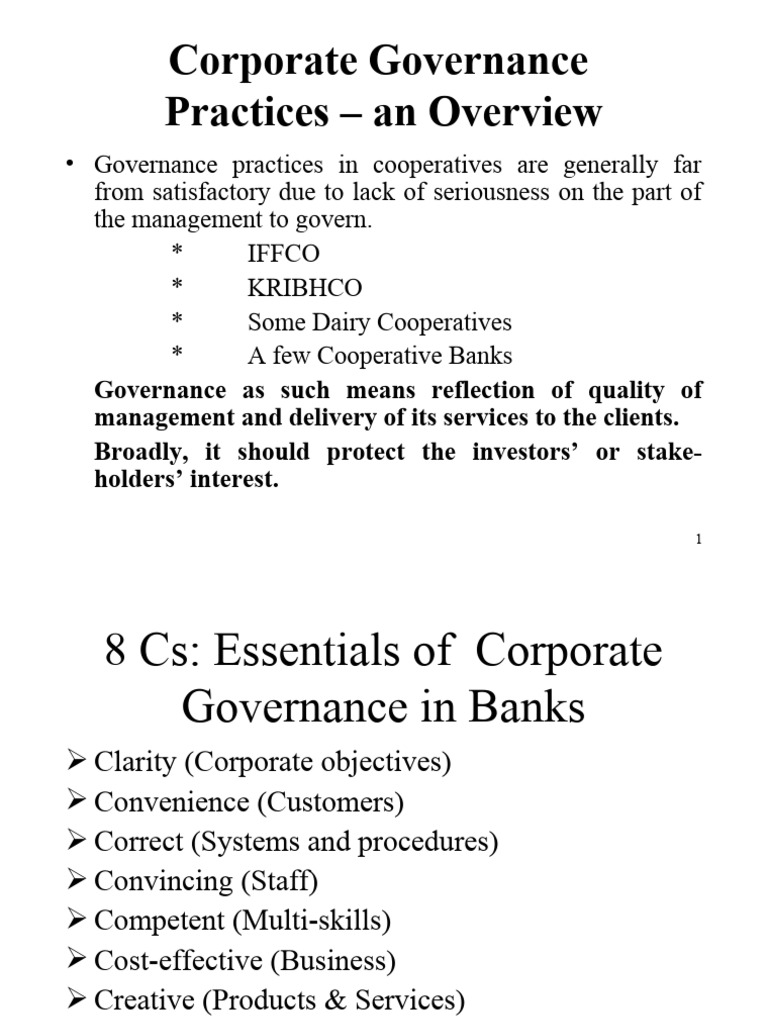 GokhaleCorporate Governance | PDF | Governance | Cooperative