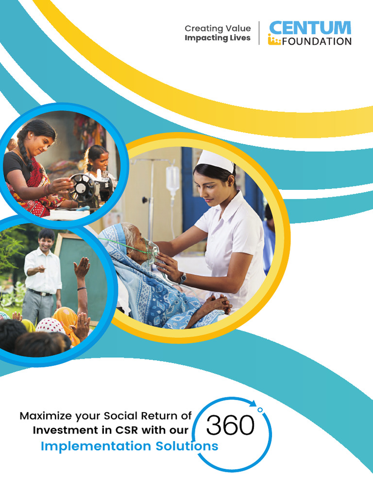 Centum Foundation Brochure | PDF | Corporate Social Responsibility
