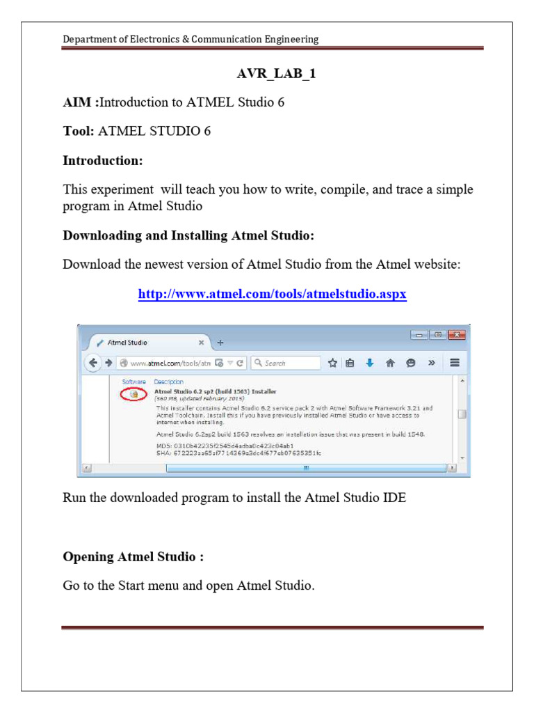 AVR Lab Sessions | PDF | Computer Engineering | Computing