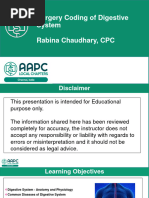 Digestive System CPT Guidelines | PDF