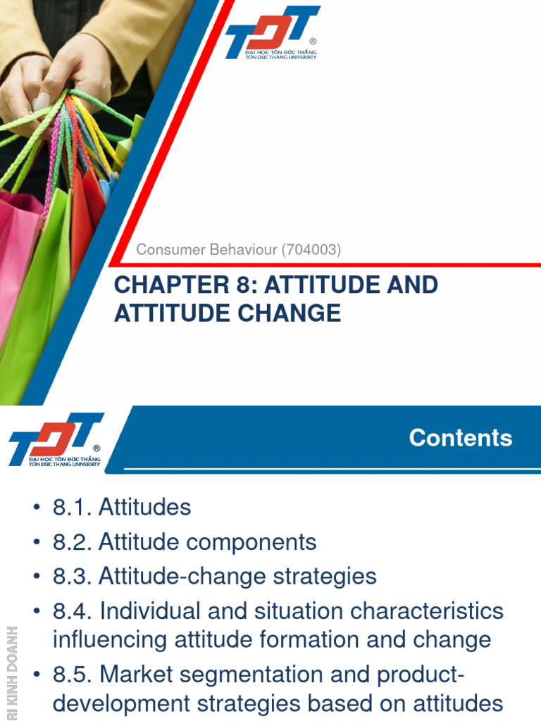 Chapter08 Attitude and Attitude Change | PDF | Attitude (Psychology) | Behavior