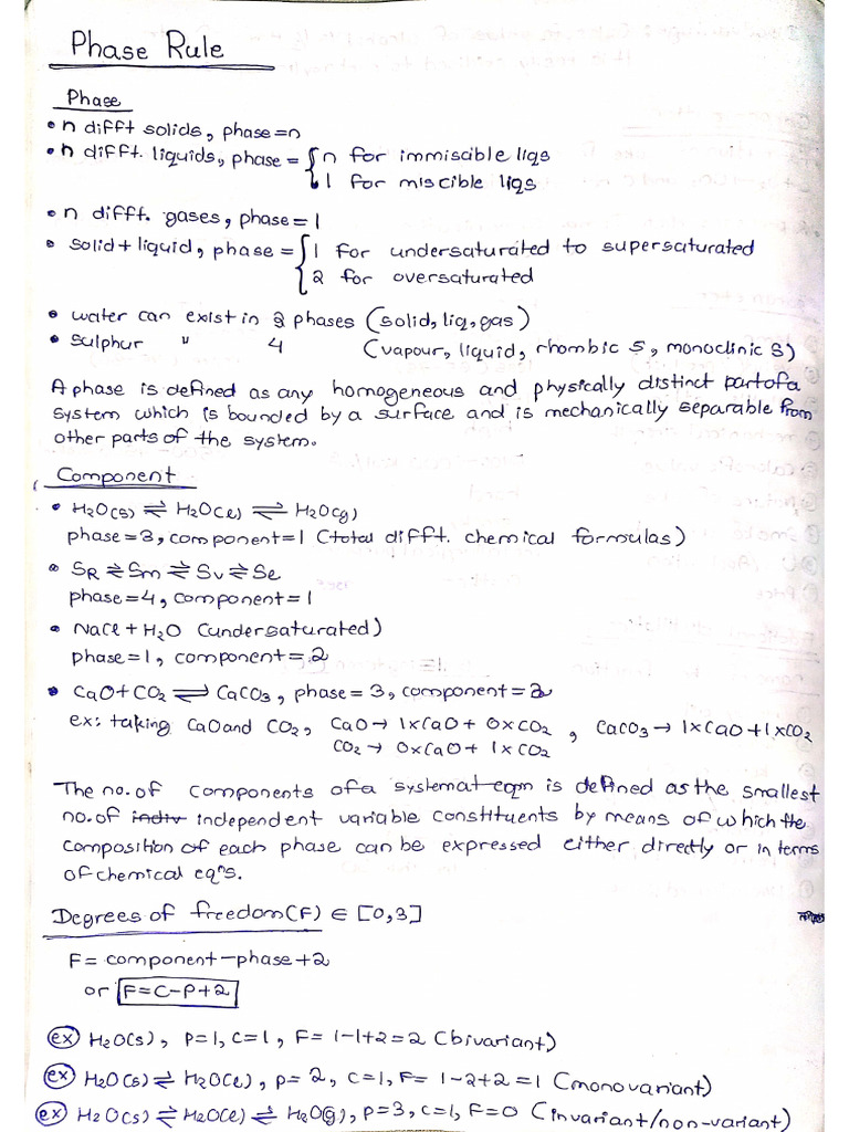 EES Phase Rule | PDF