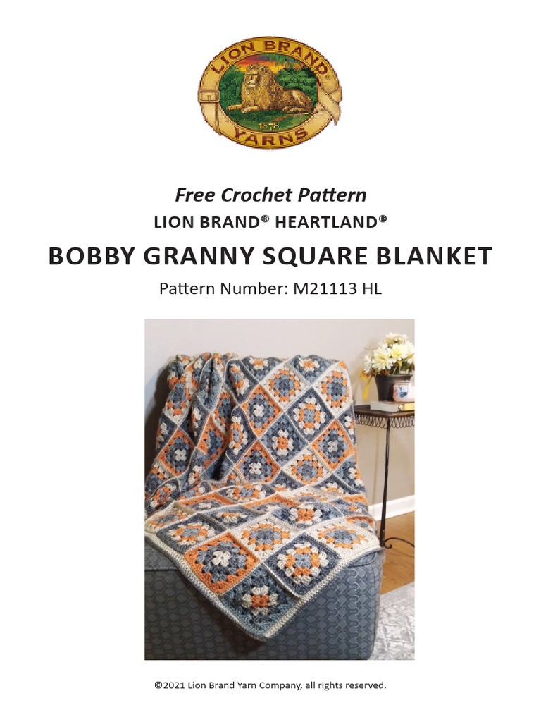 Bobby Granny Square | PDF | Crochet | Crafts