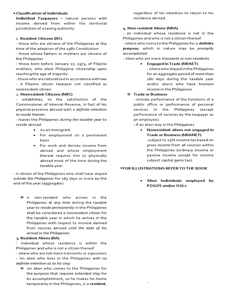 Individual Taxpayers | PDF | Income | Tax Deduction