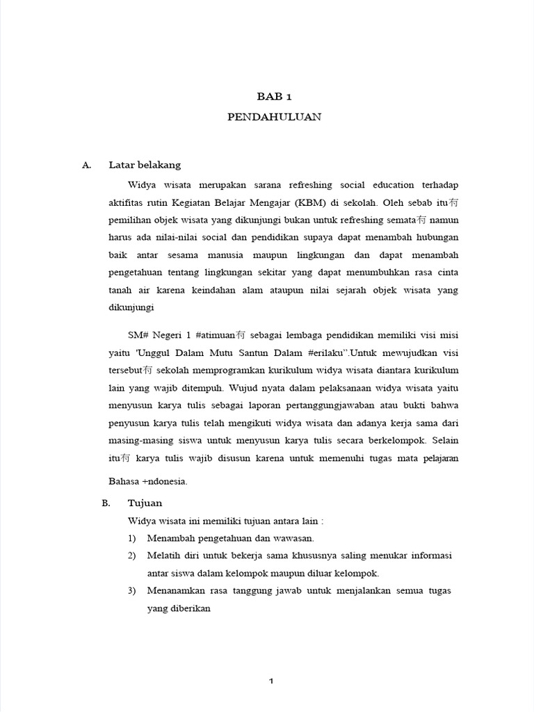 PDF Laporan Study Tour | PDF