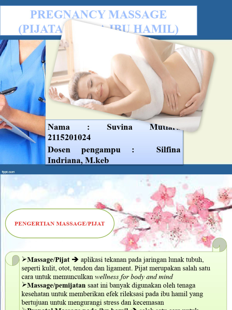 Manfaat dan Tips Pijat Ibu Hamil | PDF
