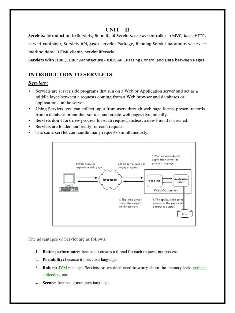 UNIT II JSP Servlet- | PDF | Method (Computer Programming) | Http Cookie
