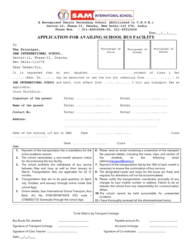 TRANSPORT FORM | PDF | Service Industries
